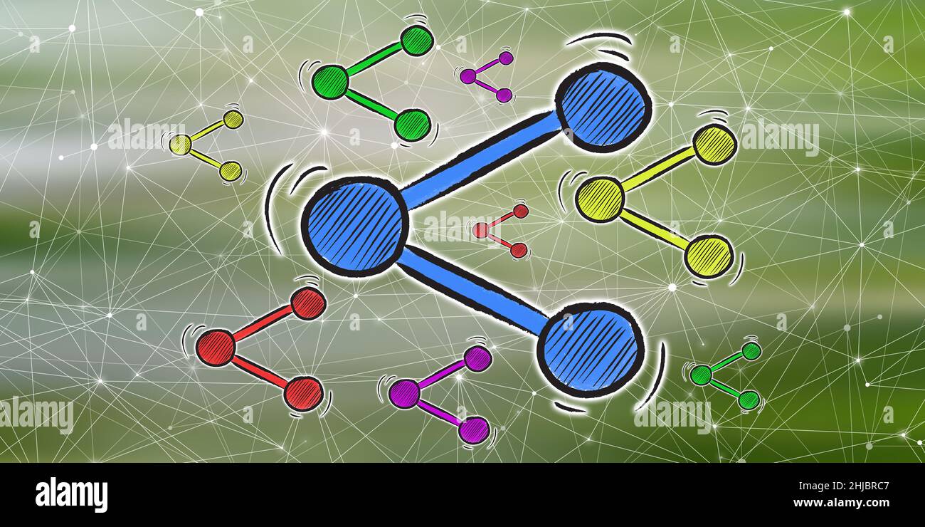 Illustration of a share concept Stock Photo - Alamy
