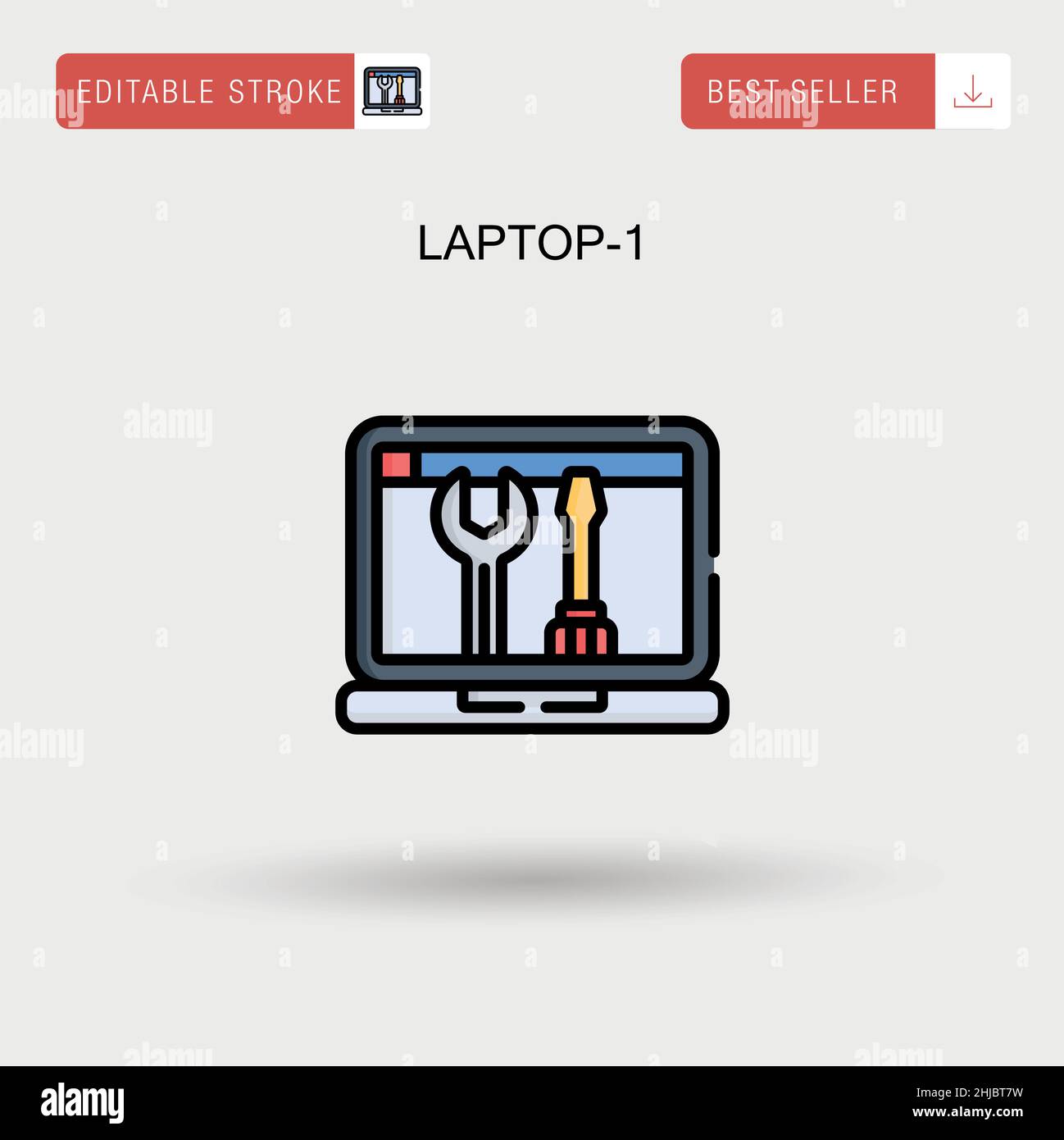 Drawing laptop Stock Vector Images - Alamy