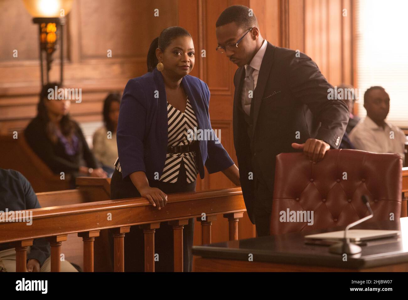 Woman standing binder man hi-res stock photography and images - Alamy