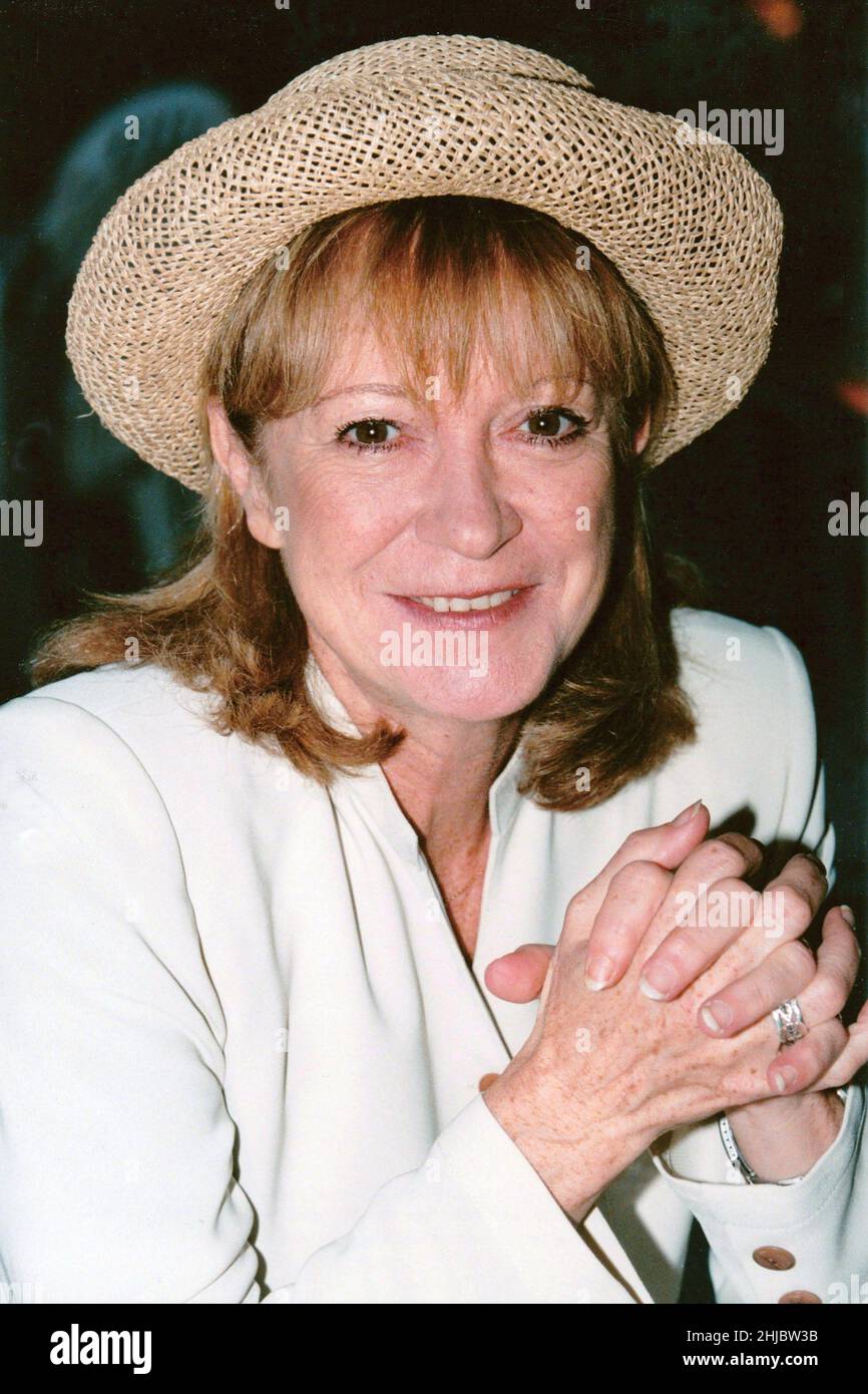 Portrait of the French singer Alice Dona. Paris, 1998 Stock Photo - Alamy