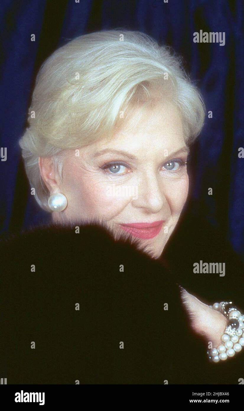 Line Renaud, French actress and singer. September 1988 Champs-Elysées ...