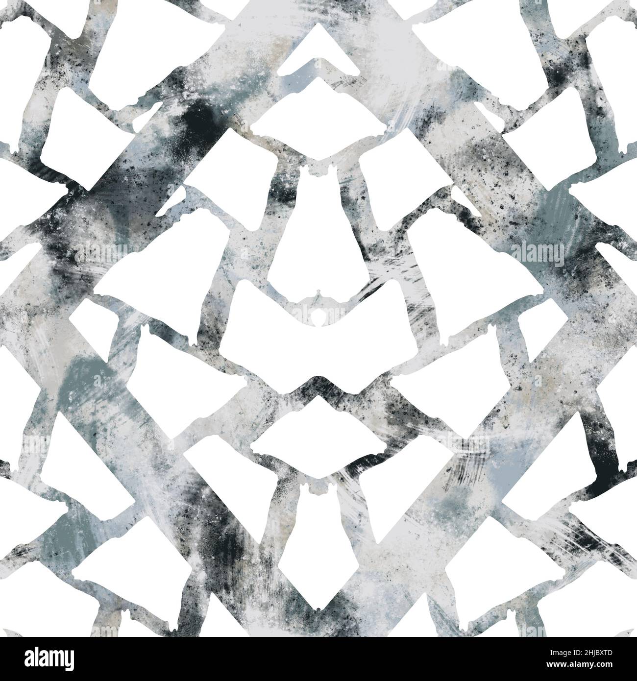 Seamless neutral and white grungy classic abstract surface pattern ...