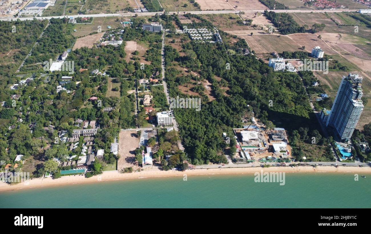 The landscape of Bang Saray District Chonburi Thailand Southeast Asia ...