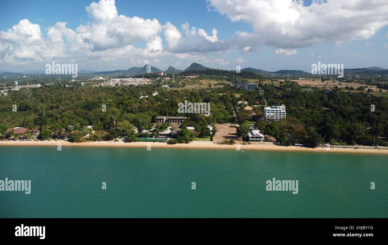 The landscape of Bang Saray District Chonburi Thailand Southeast Asia ...