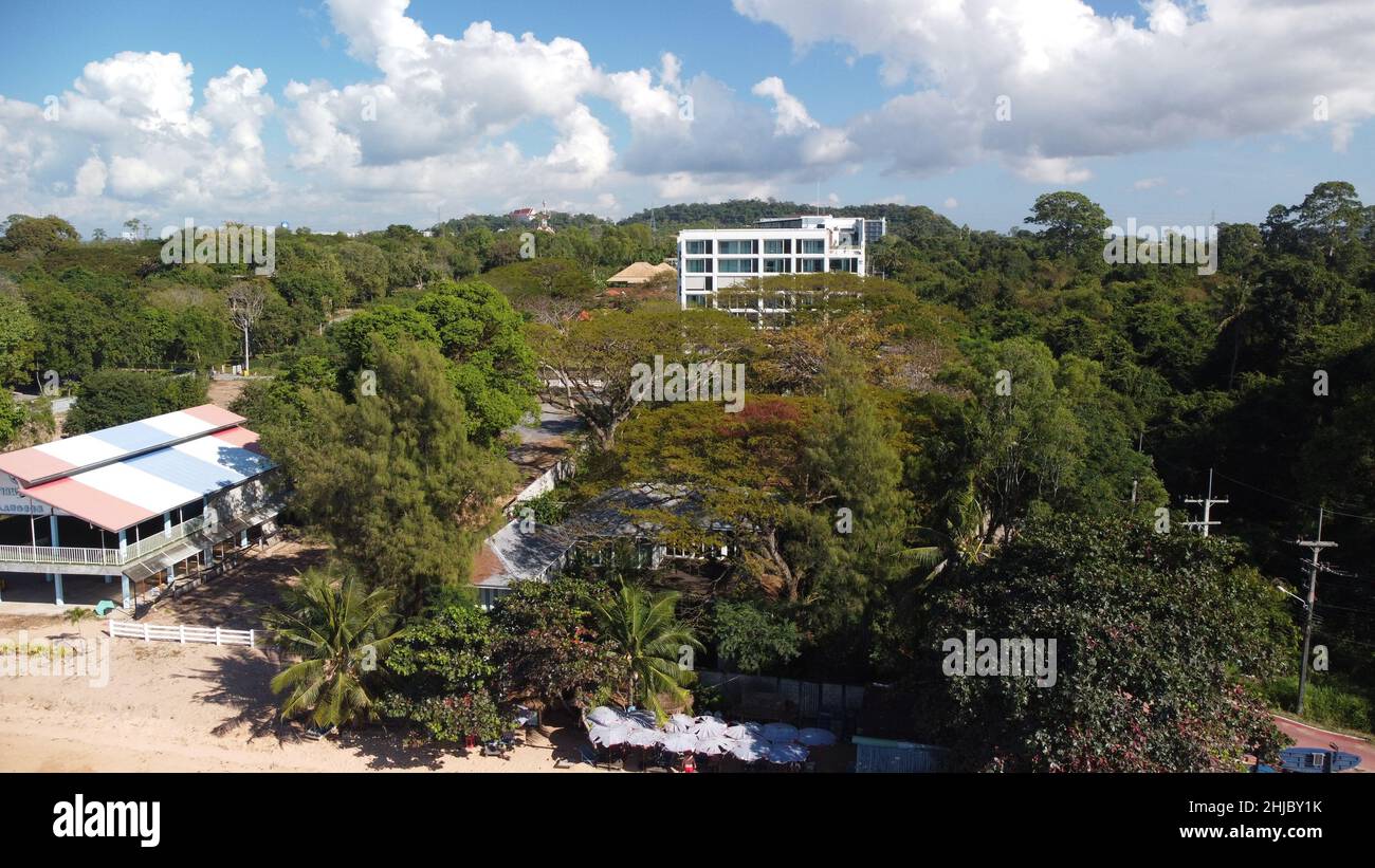 The landscape of Bang Saray District Chonburi Thailand Southeast Asia ...