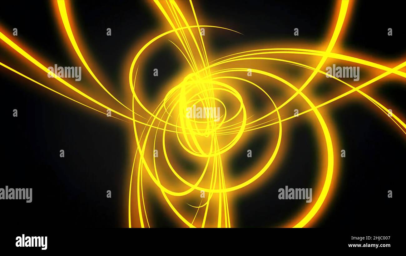 Abstract background of magnetic lines. Flowing Lines in a Magnetic ...