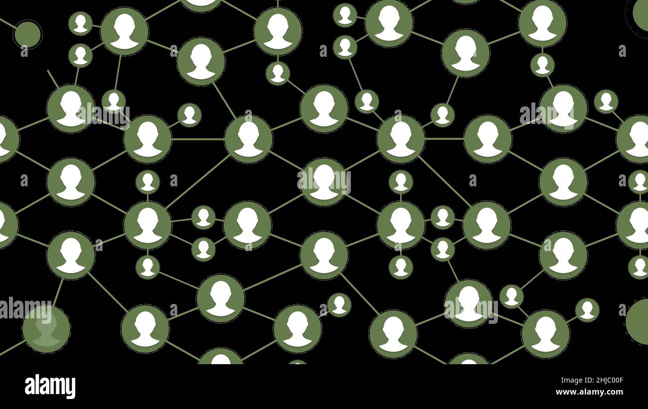 Abstract visualization social network hi-res stock photography and ...
