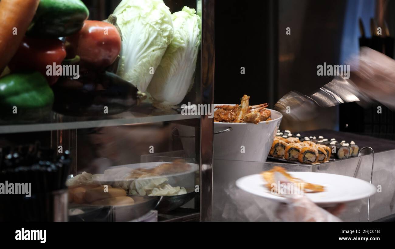 The Kitchen Table at W Bangkok Hotel Thailand Stock Photo - Alamy