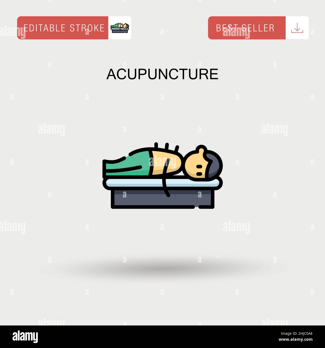 Acupressure therapy Stock Vector Images - Alamy