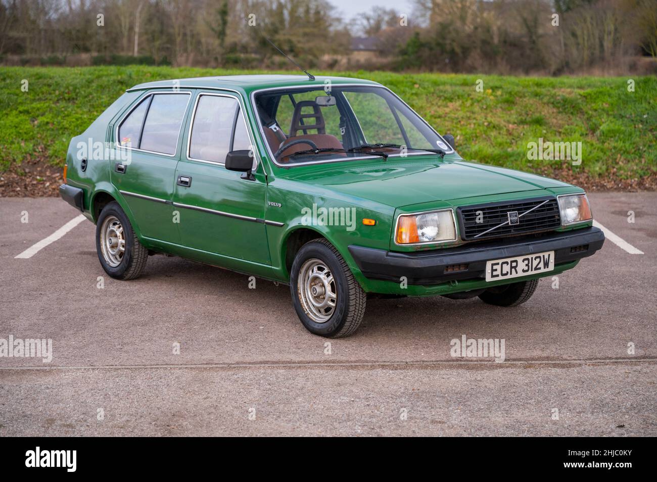 1981 Volvo 340 Swedish compact car Stock Photo - Alamy