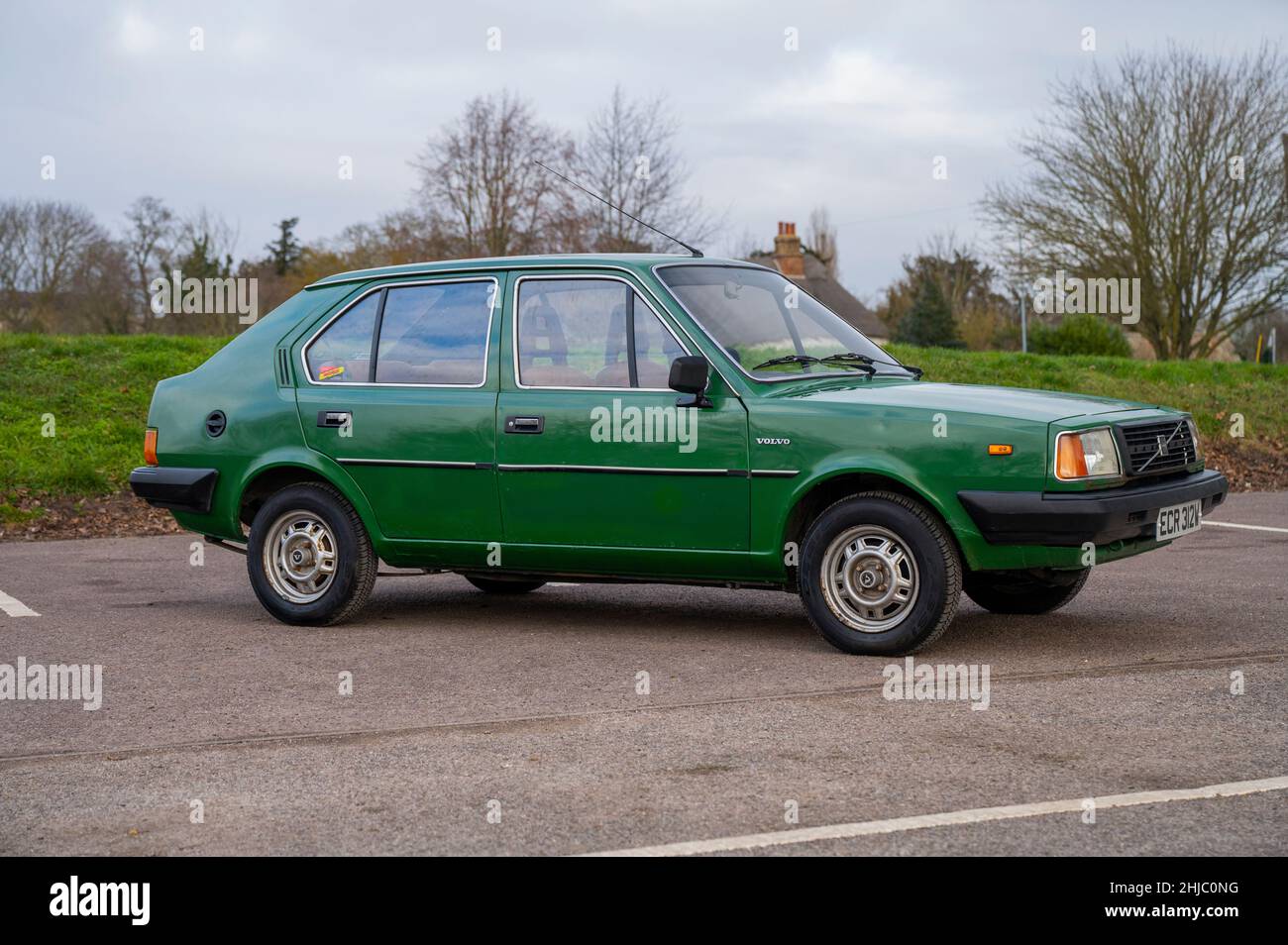 1981 Volvo 340 Swedish compact car Stock Photo - Alamy