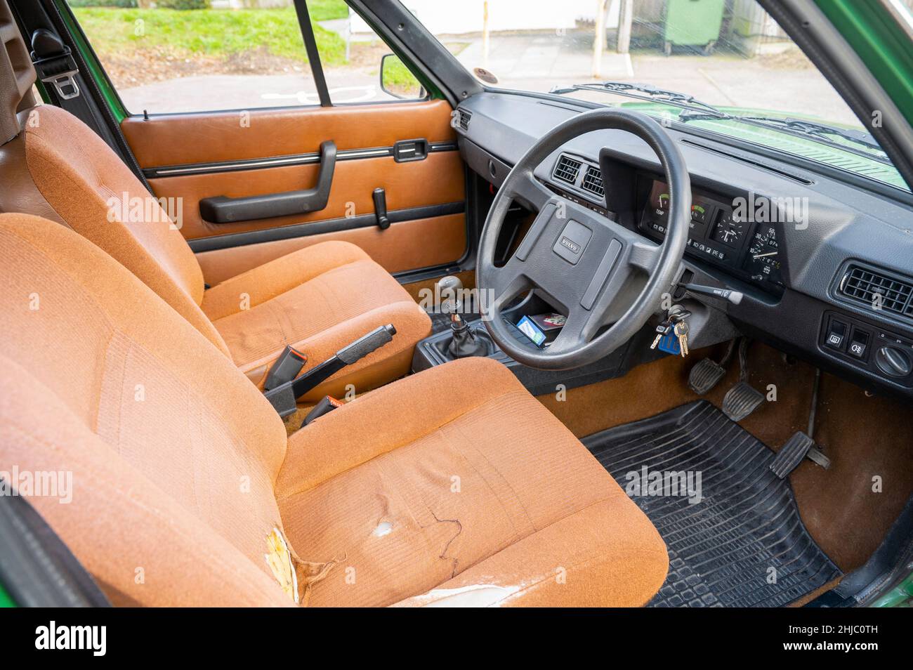 1981 Volvo 340 Swedish compact car Stock Photo - Alamy
