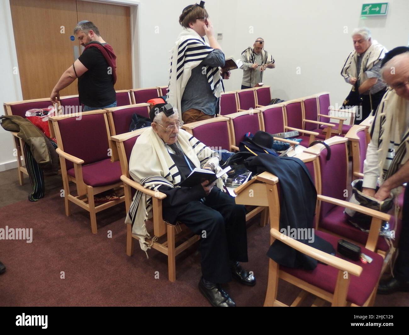100 year old Dr Gerald Jacobs of the Birmingham Central Synagogue at a ...