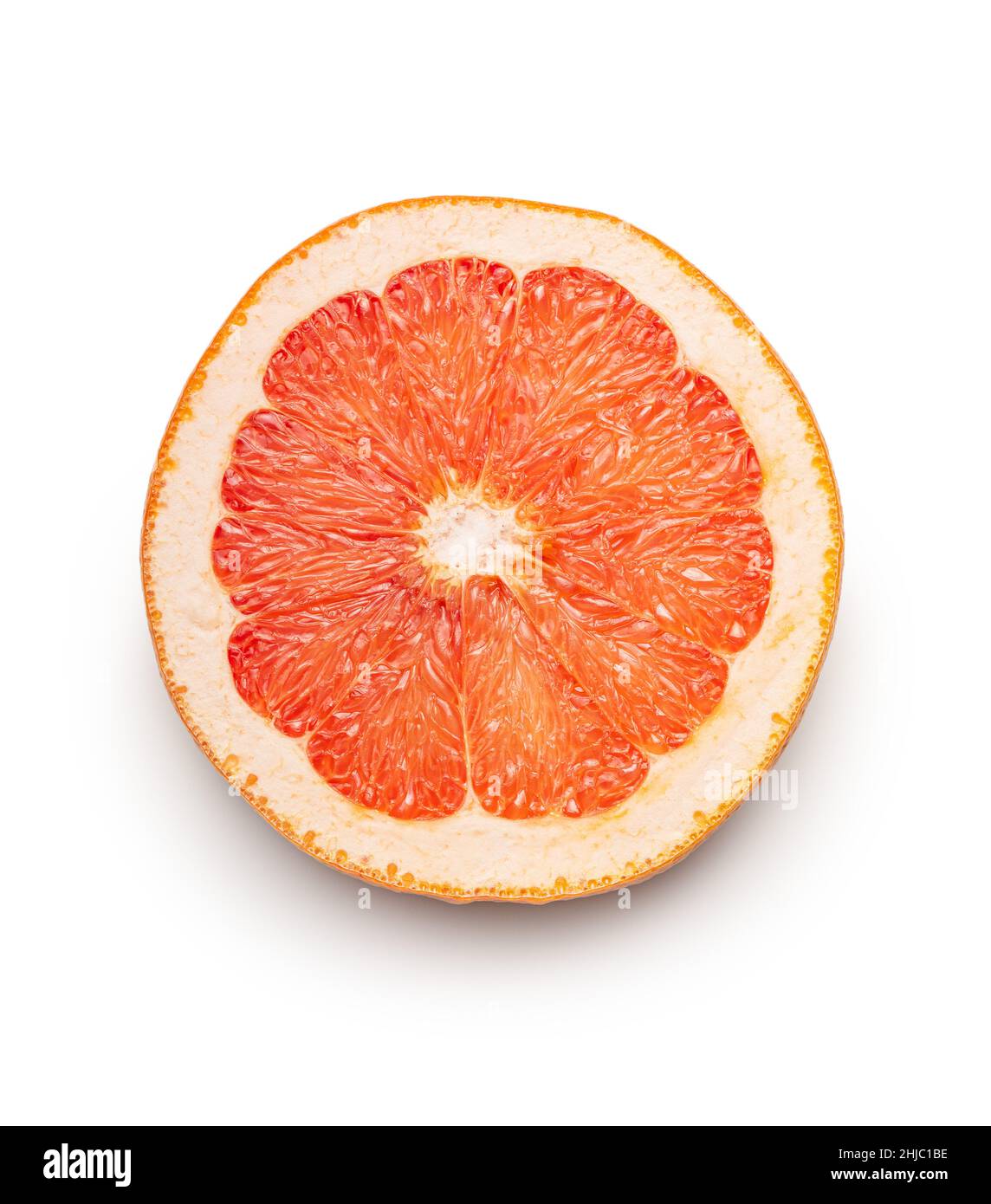 Chopped ripe grapefruit isolated Cut Out Stock Images & Pictures - Alamy
