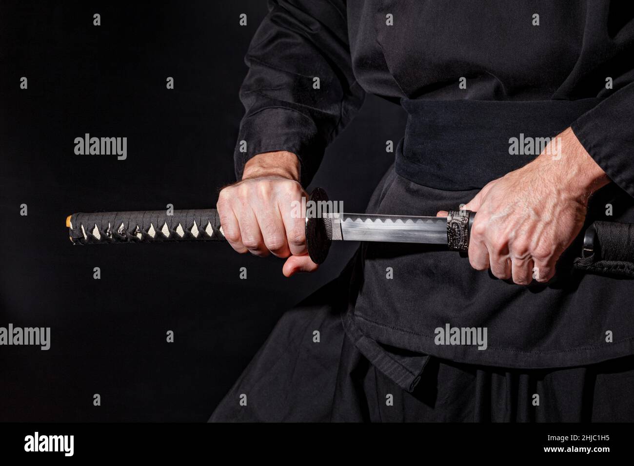 Swordsmanship kenjutsu hi-res stock photography and images - Alamy