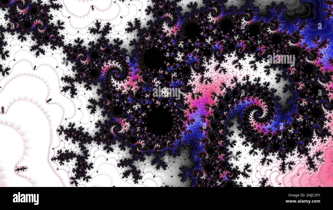 Abstract Computer generated Fractal design. A fractal is a never-ending ...