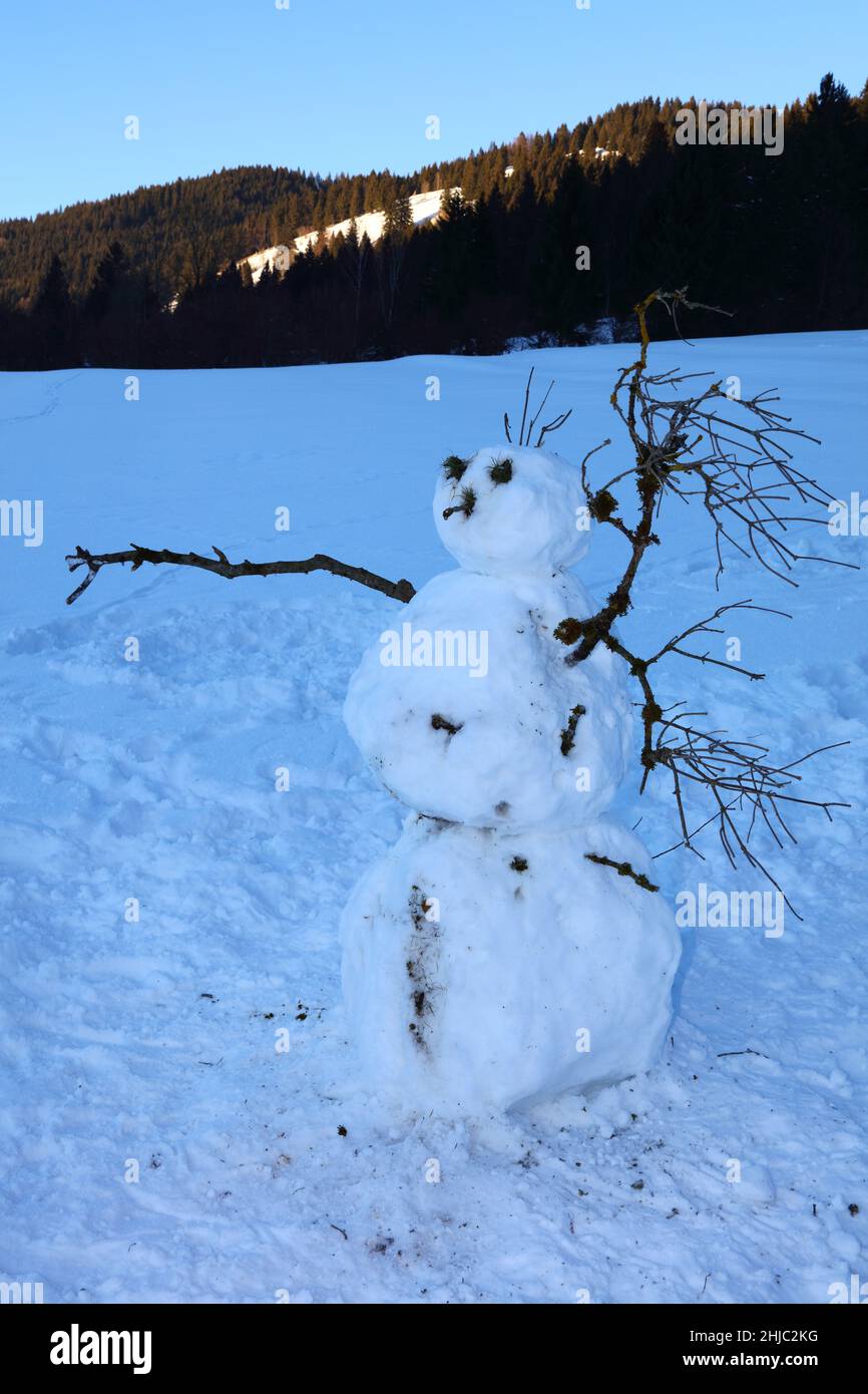 Schneemann / Snowman Stock Photo - Alamy