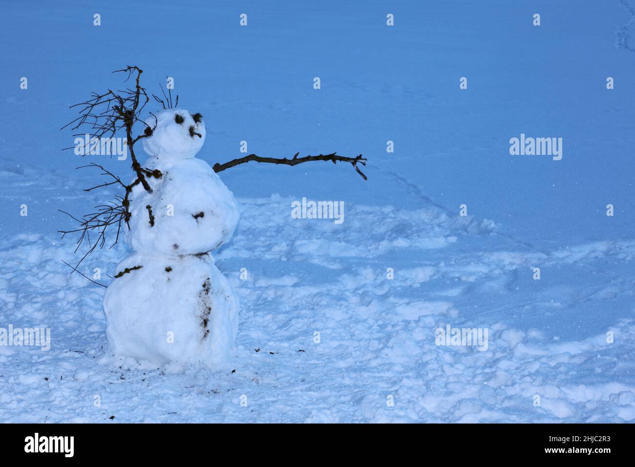 Schneemann / Snowman Stock Photo - Alamy