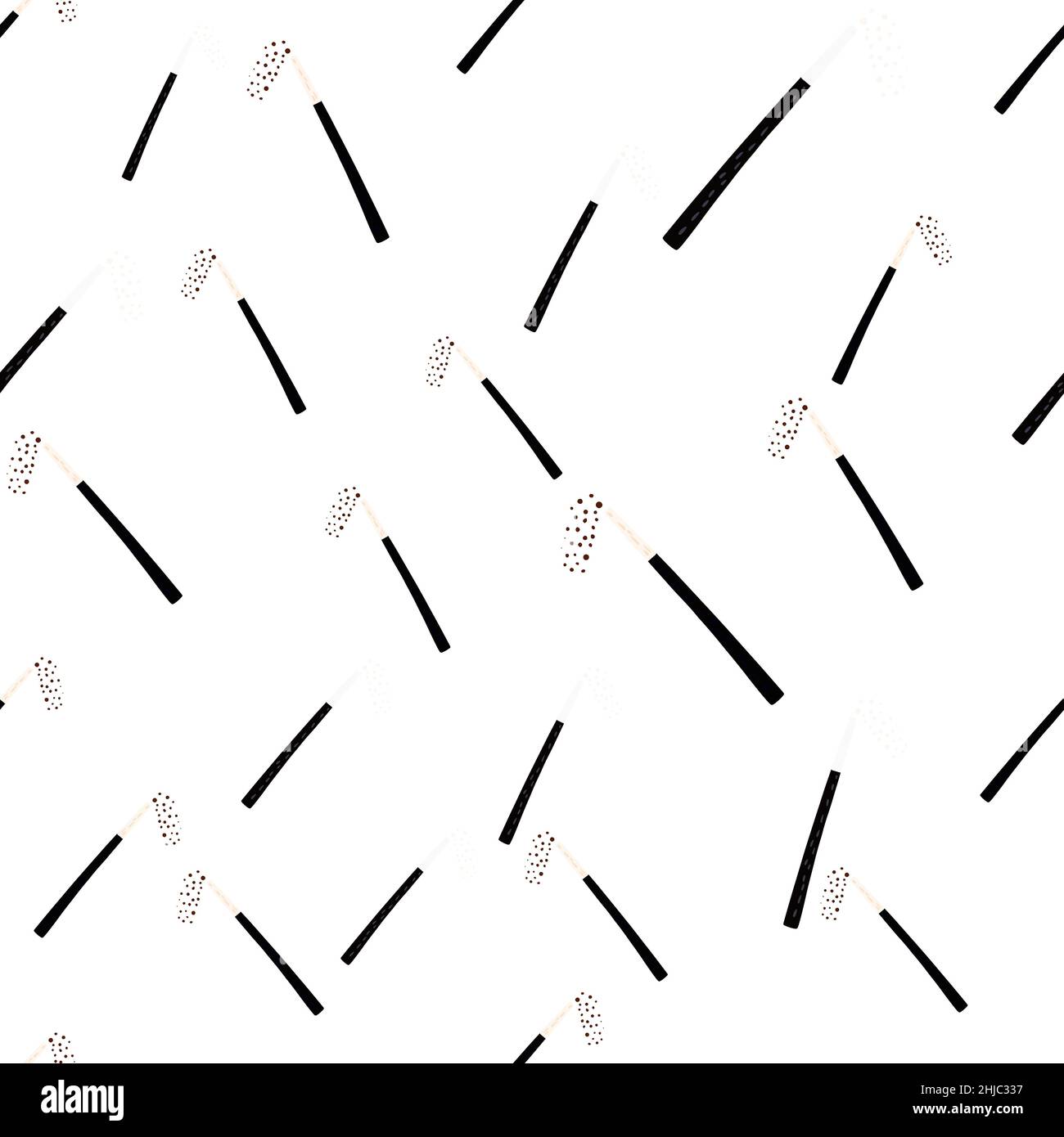 Magic wand seamless pattern. Magic background . Repeated texture in ...
