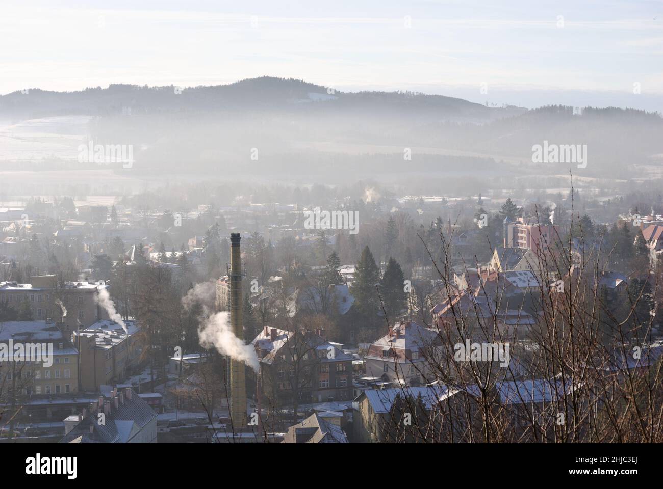An aerial view of city of doncaster hi-res stock photography and images ...