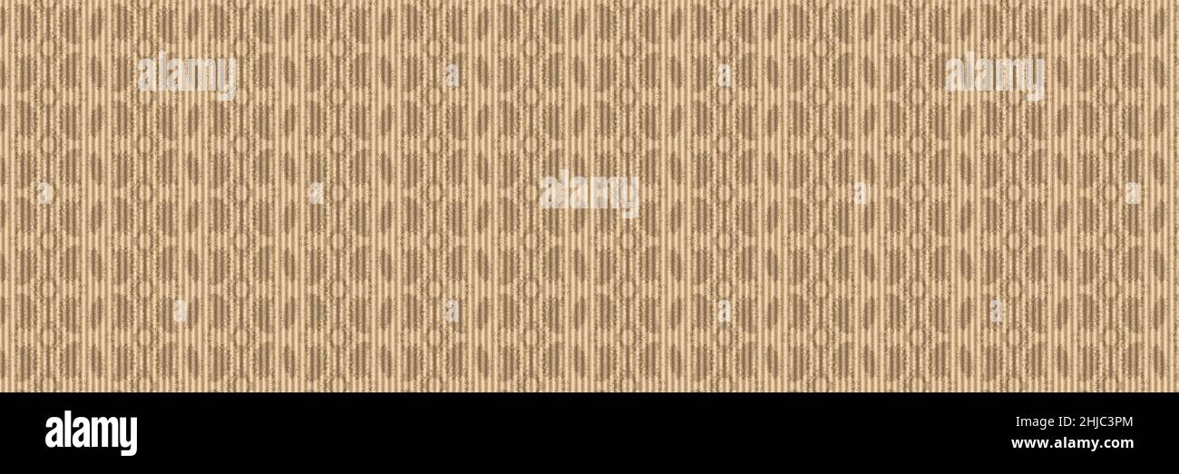 Ecru recycled corrugated card paper border texture. Patterned neutral ...