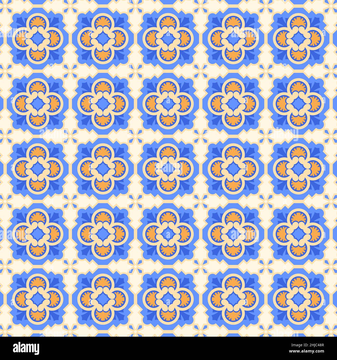 Flat design creative arabesque pattern Vector illustration Stock Vector ...