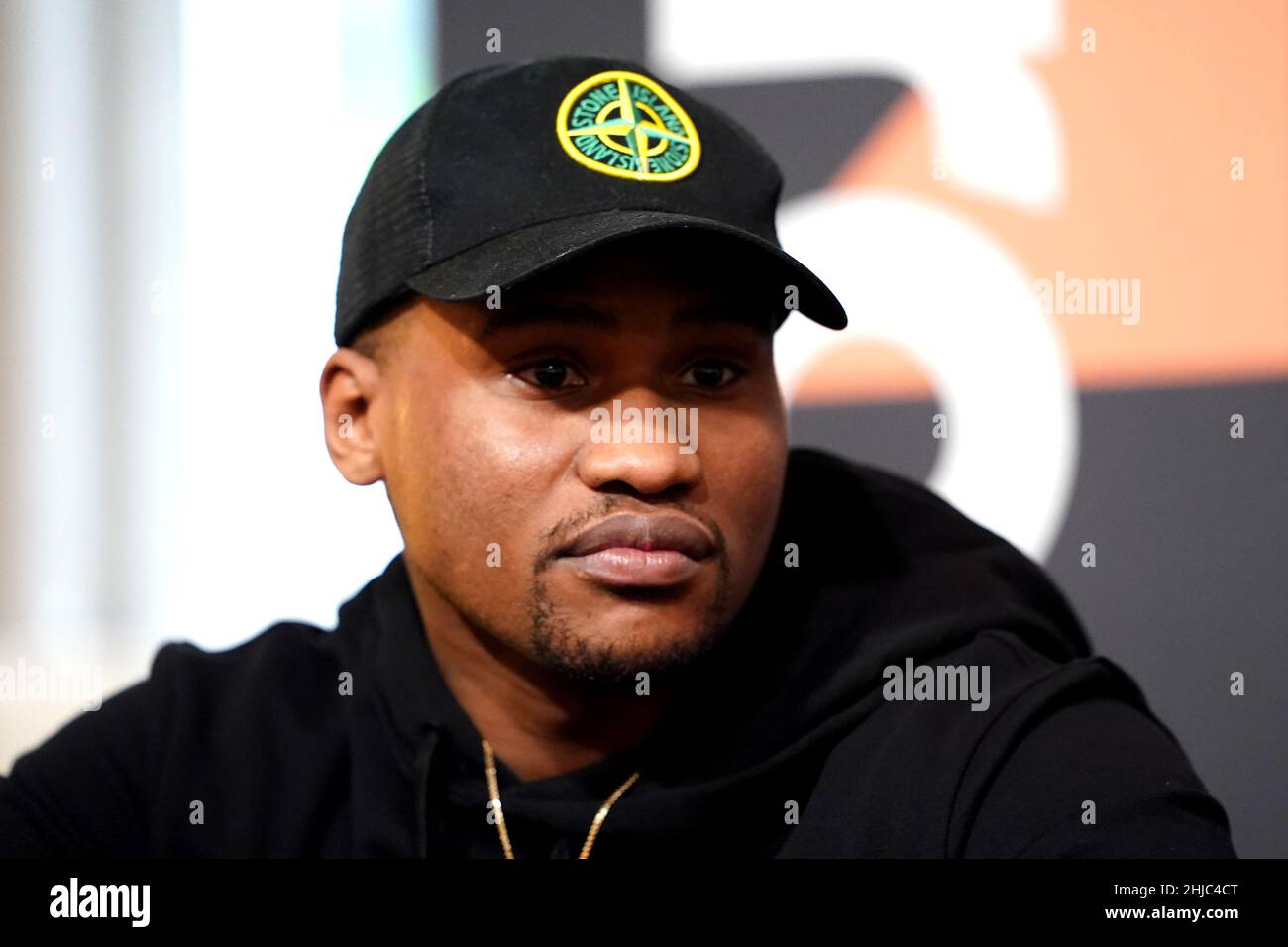 Boxer Dalton Smith during a press conference at The Banking Hall, Leeds ...