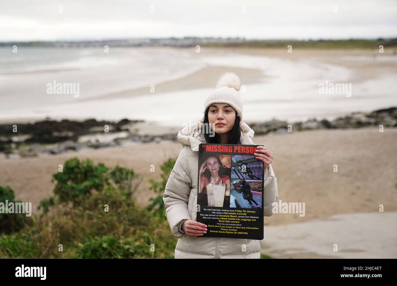 Jade Connolly, daughter of missing woman Bernadette Connolly, with ...