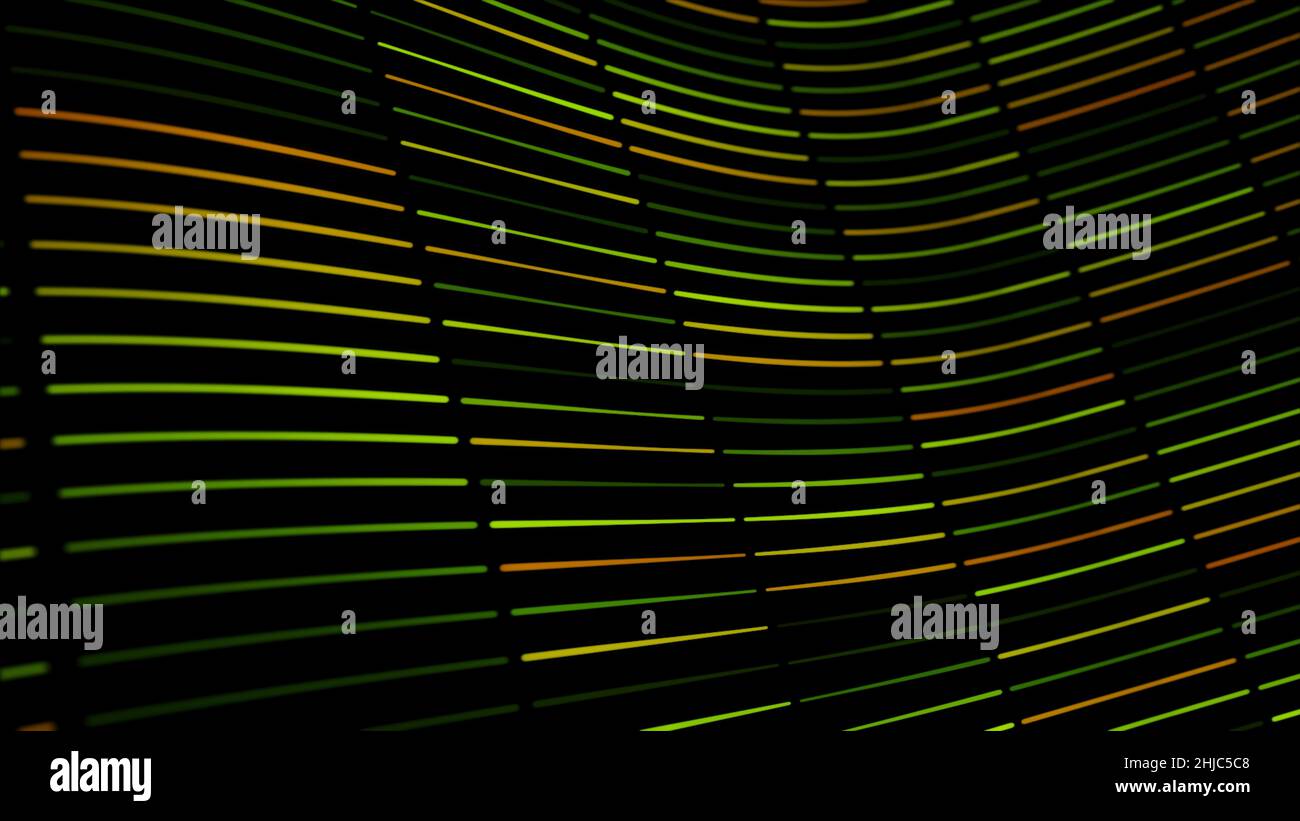 Colorful wavy texture of narrow lines devided into small segments ...