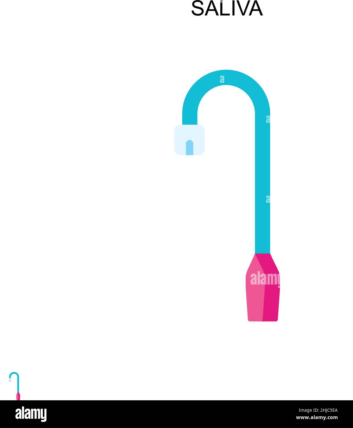 Saliva Simple Vector Icon Illustration Symbol Design Template For Web