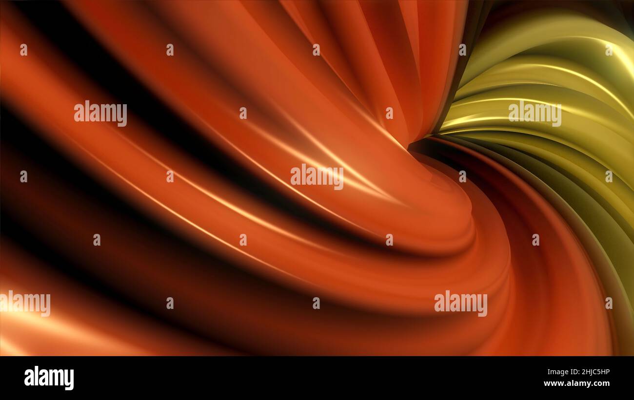 Animated circle shape composed from tree dimensional arrows, rotating ...