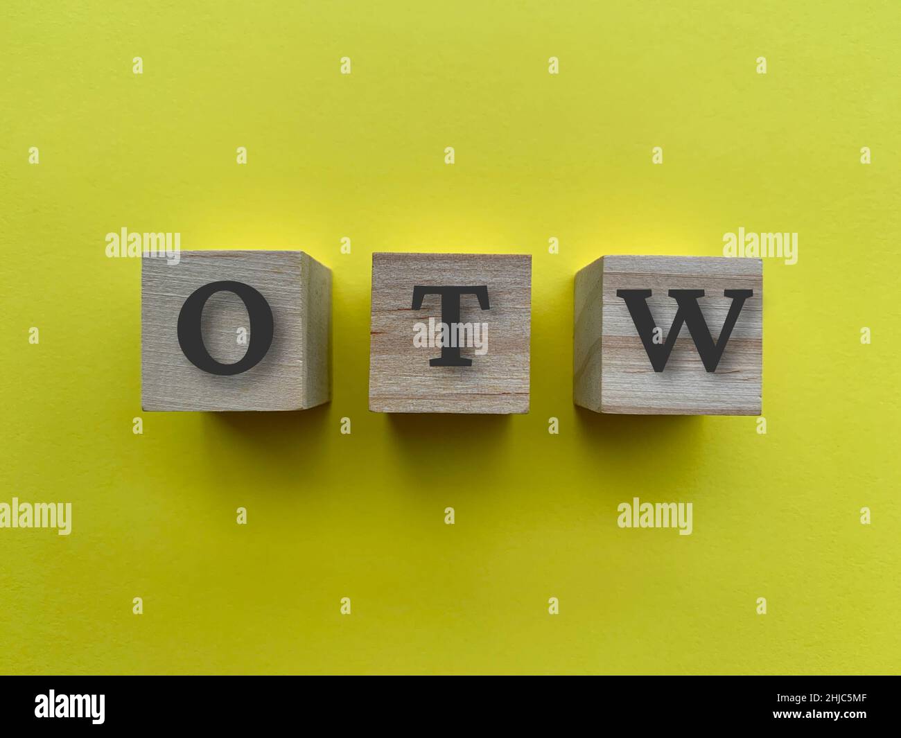 Otw alphabet hi-res stock photography and images - Alamy