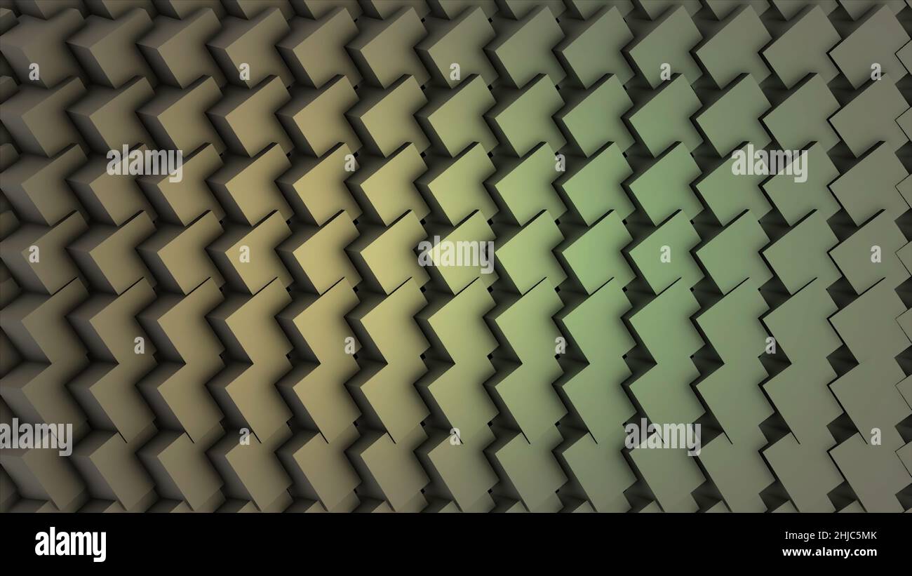 Background with colorful rotating vertical rectangular blocks, loop. Grid of randomized colorful ...