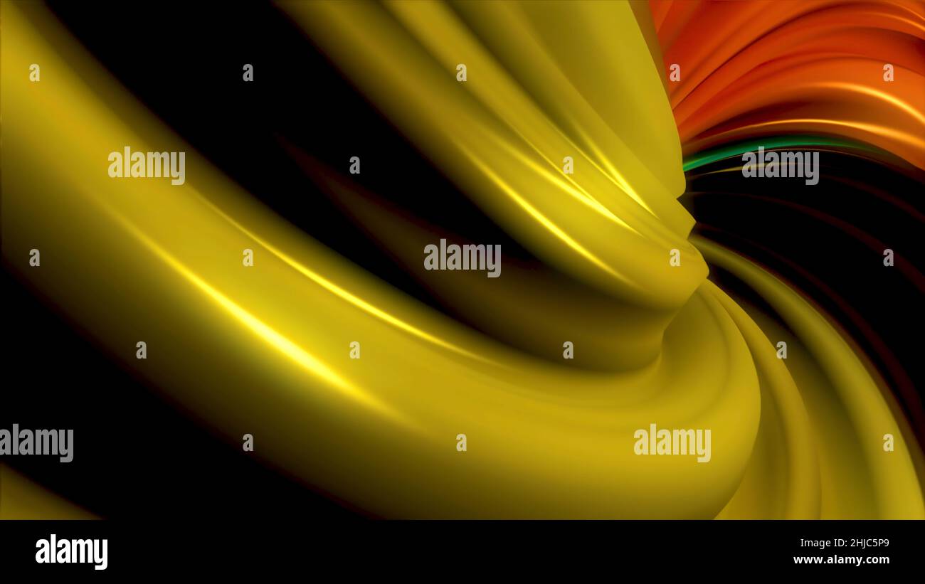Animated circle shape composed from tree dimensional arrows, rotating ...