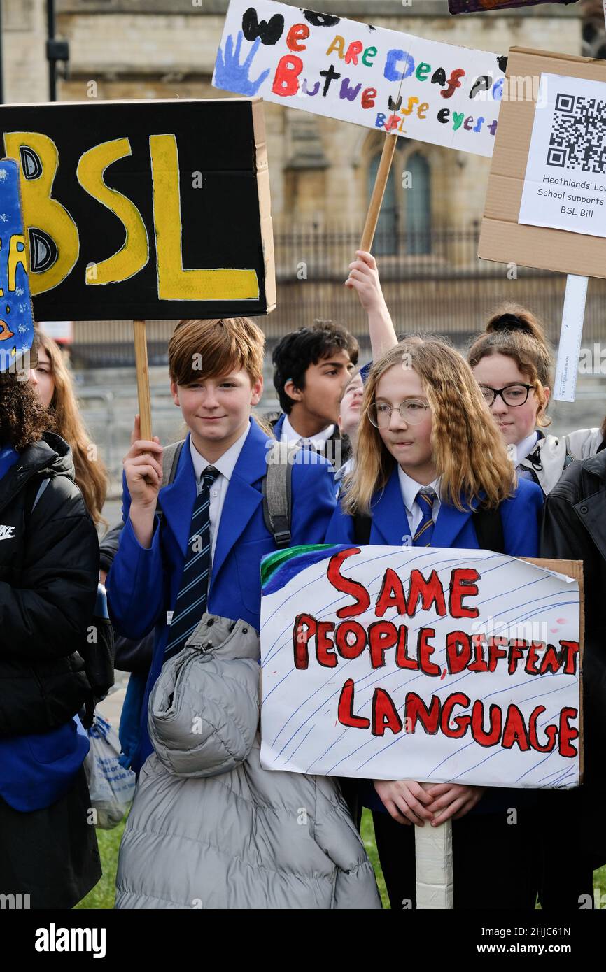 Parliament Square, London, UK. 28th Jan 2022. Protest outside ...