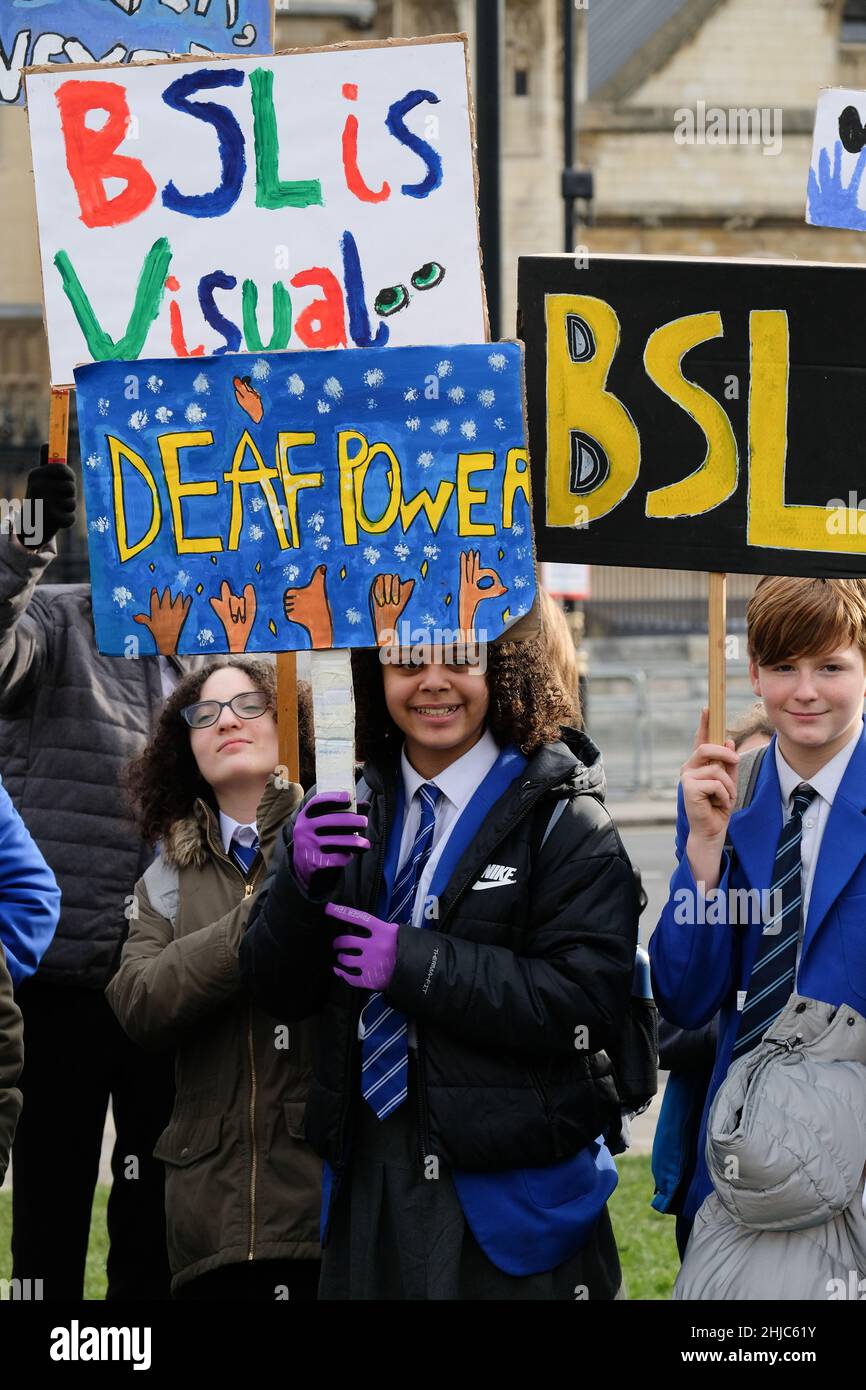 Parliament Square, London, UK. 28th Jan 2022. Protest outside ...