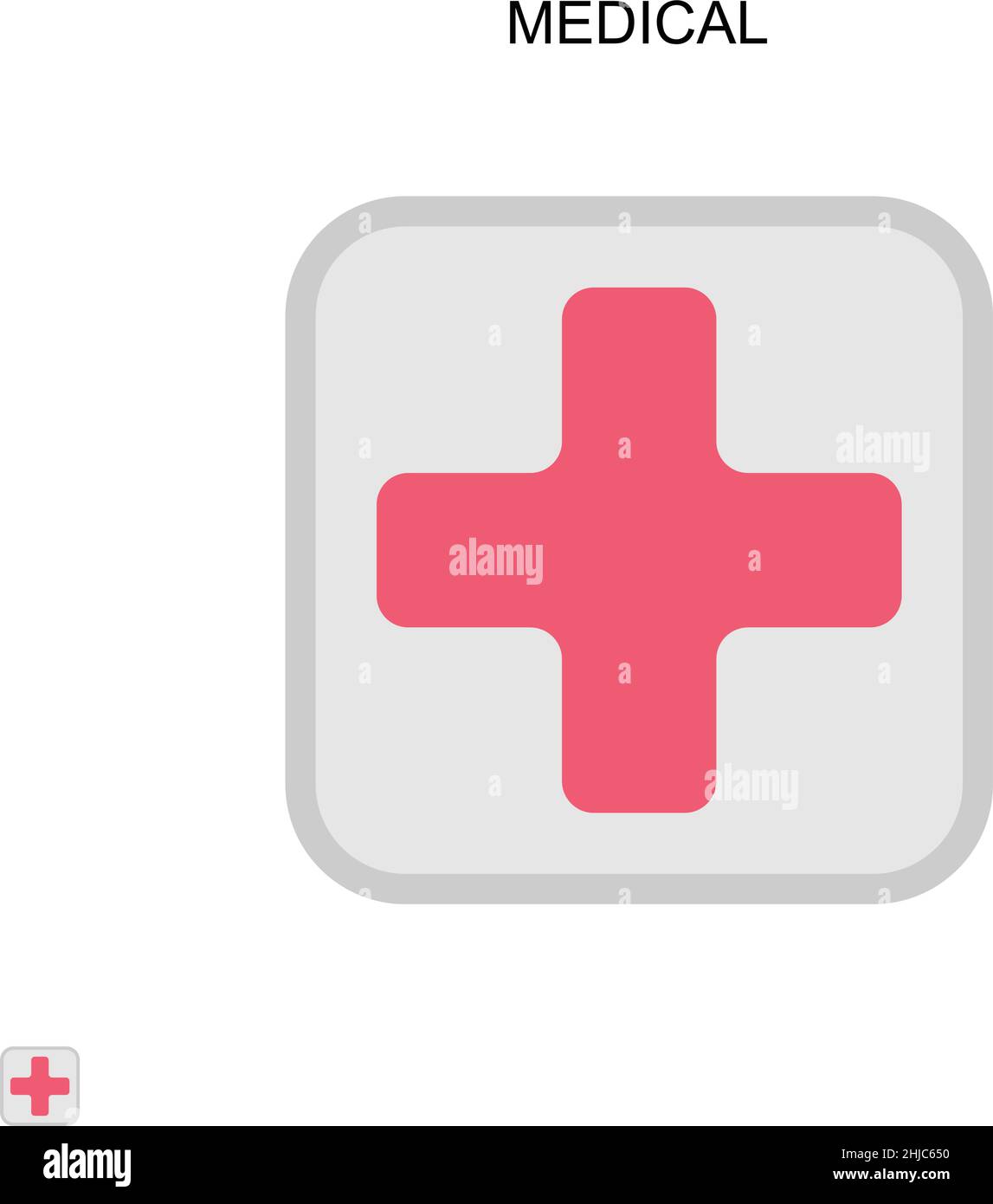 Medical Simple vector icon. Illustration symbol design template for web ...