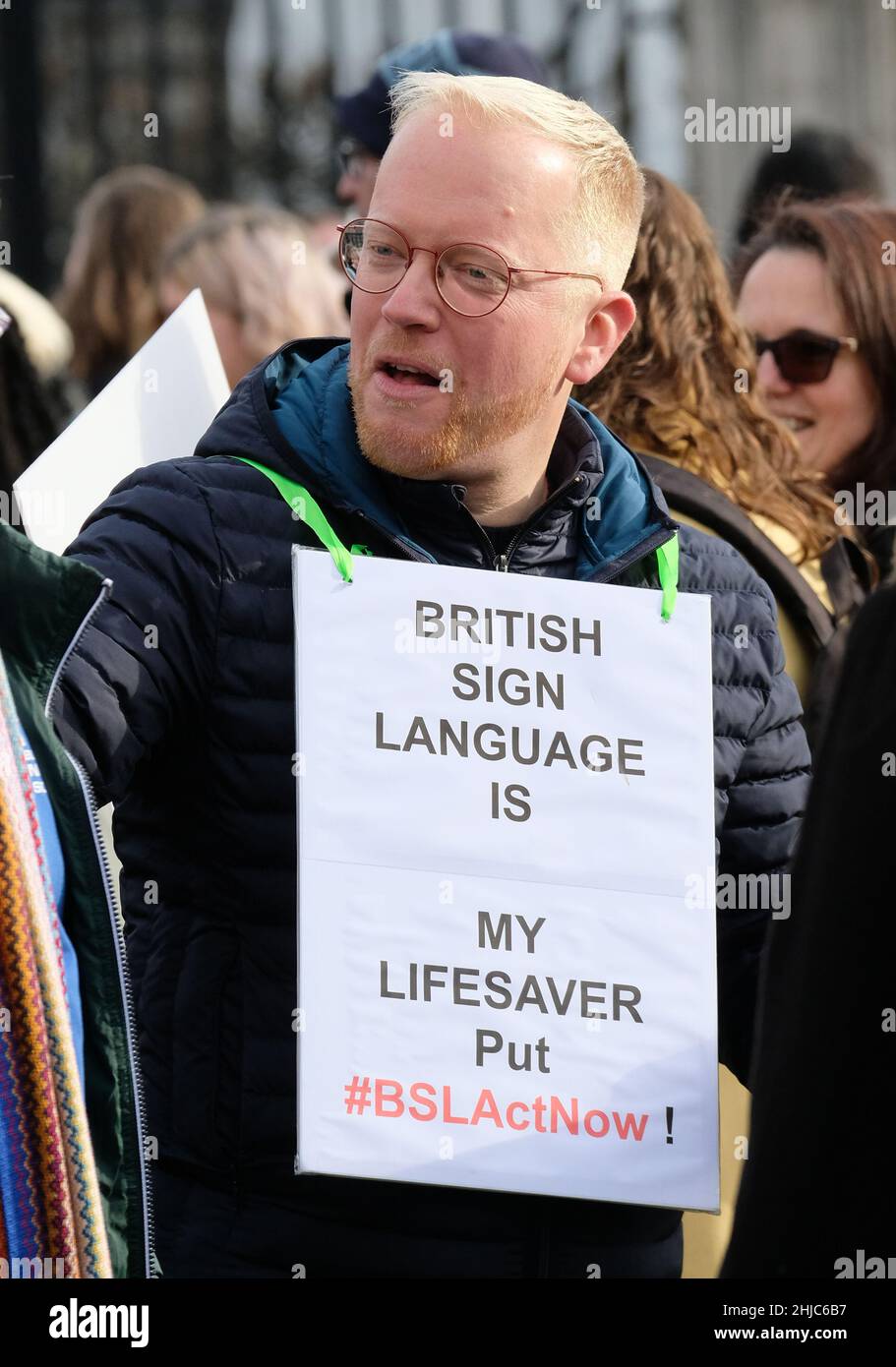 British sign language bill hi-res stock photography and images - Alamy