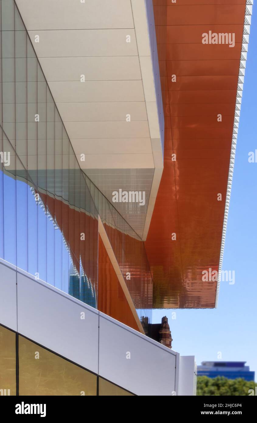Perth, Australia - WA Museum Boola Bardip by OMA and Hassell Stock ...