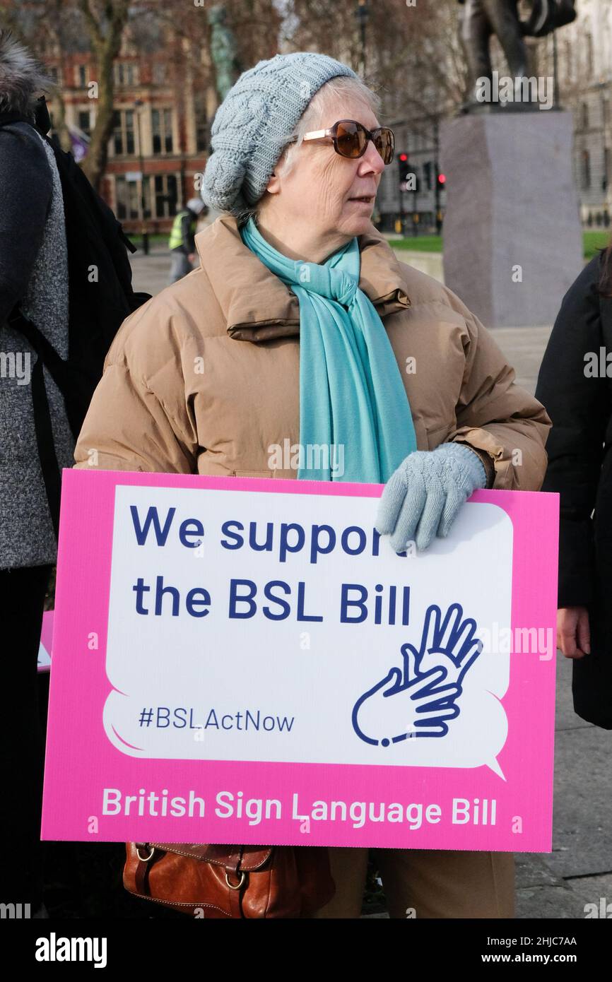 Parliament Square, London, UK. 28th Jan 2022. Protest outside ...