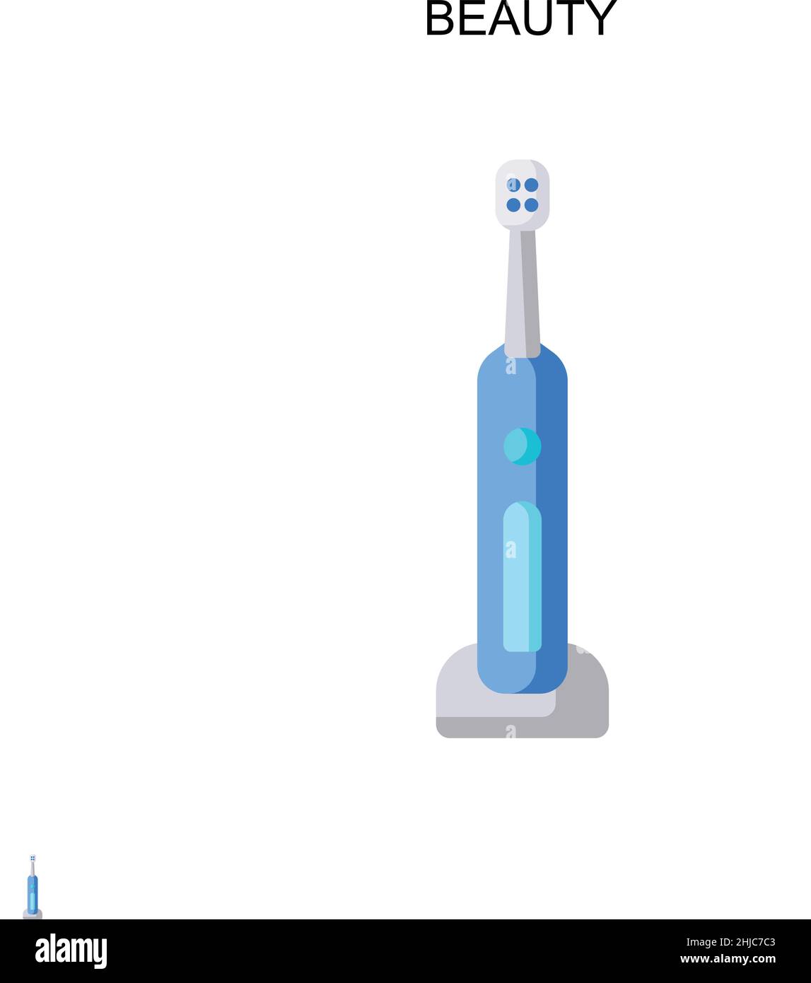 Beauty Simple vector icon. Illustration symbol design template for web ...