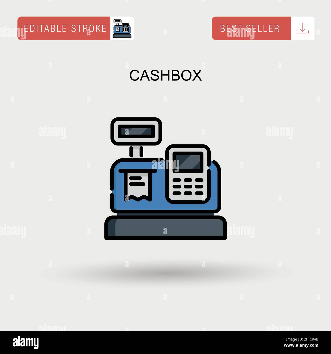 Market counter icon simple Stock Vector Images - Alamy