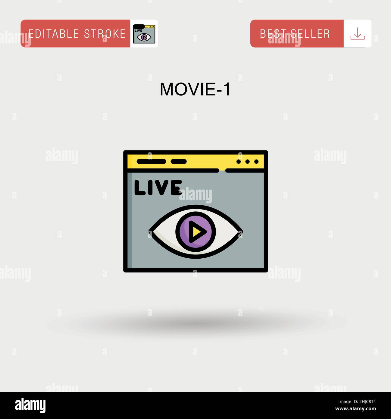 1 man watching tv Stock Vector Images - Alamy