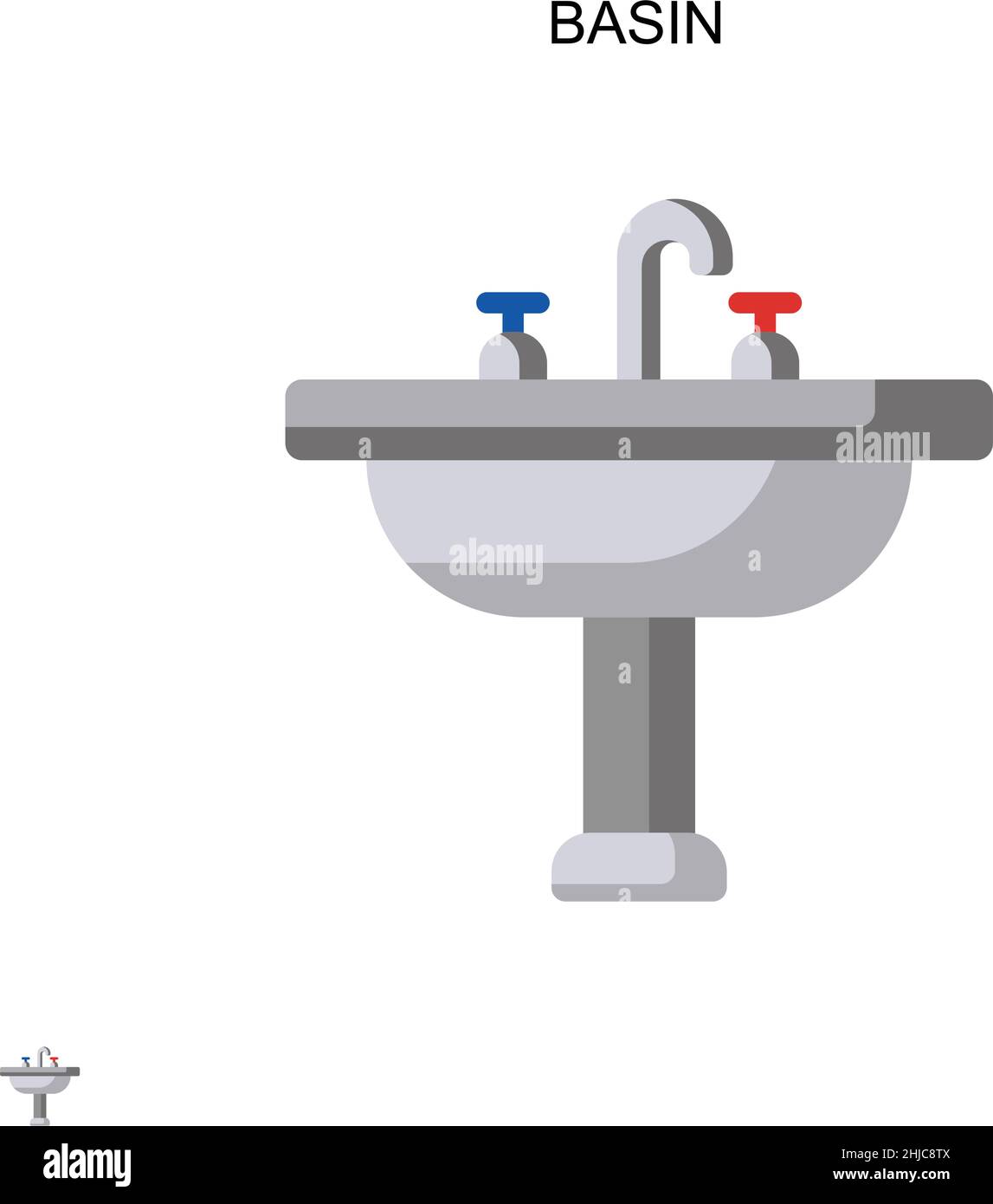 Water towel bowl Stock Vector Images - Alamy