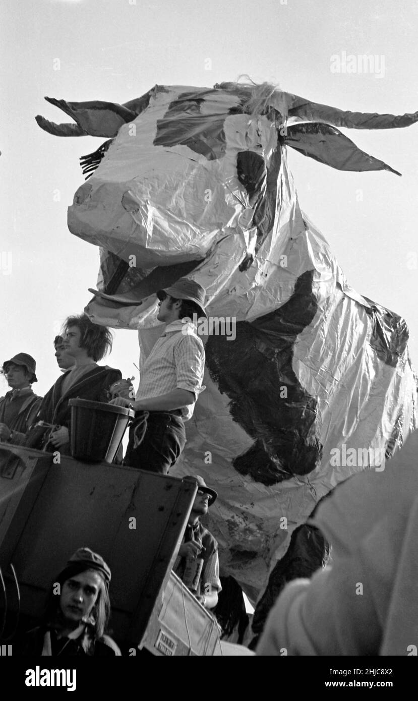 Bristol University Rag 1968: The start of the 1968 Rag Procession from ...