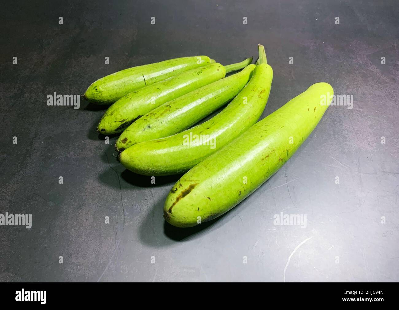 Bottle gourd lagenaria siceraria hi-res stock photography and images ...