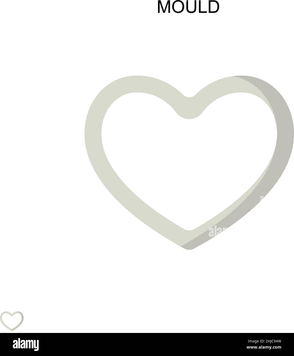 Mould Simple vector icon. Illustration symbol design template for web ...