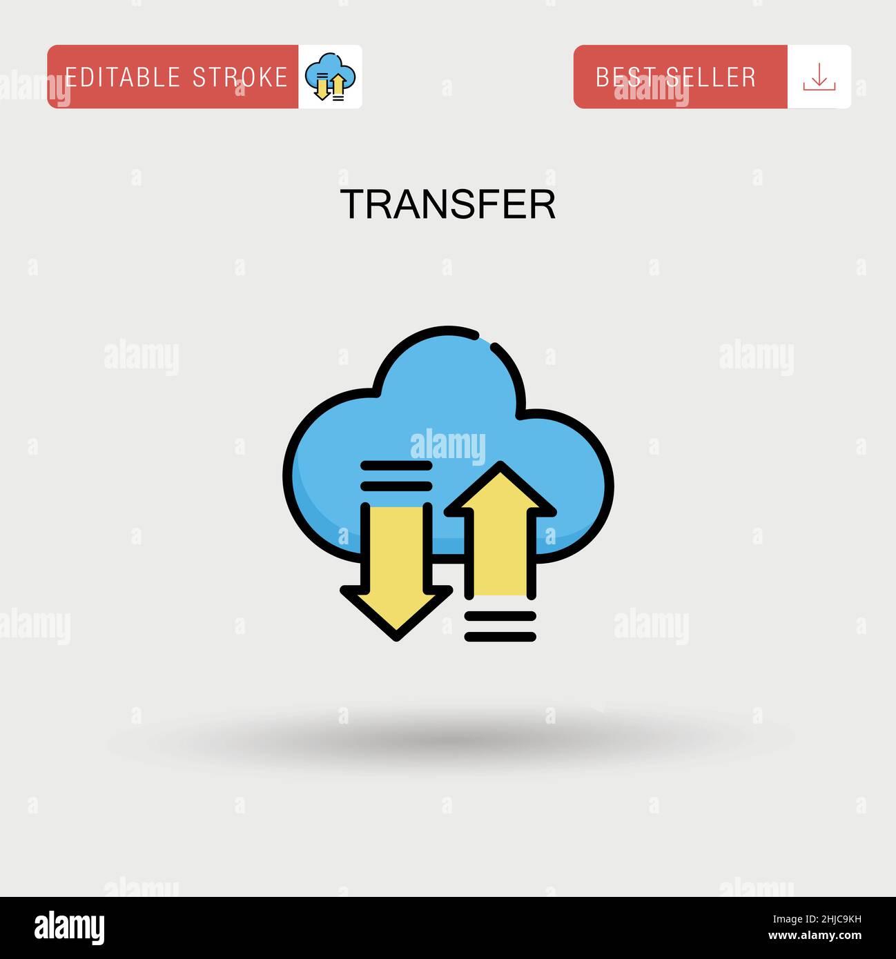 Transfer Simple vector icon Stock Vector Image & Art - Alamy