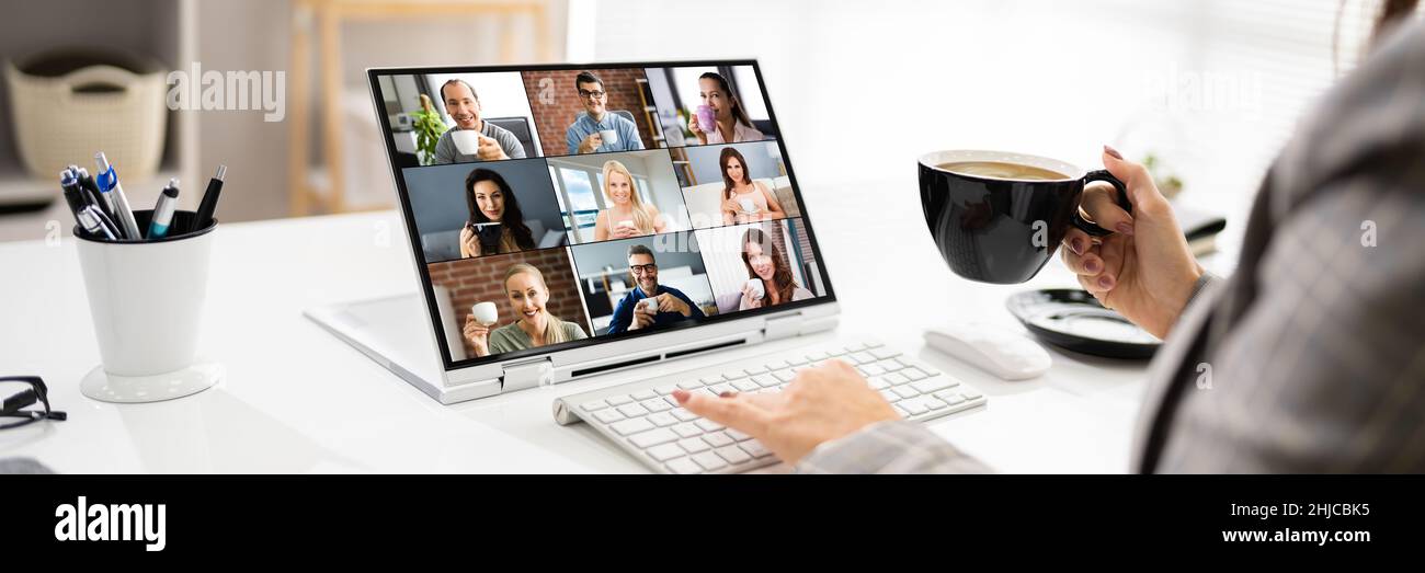 Digital meetings hi-res stock photography and images - Alamy