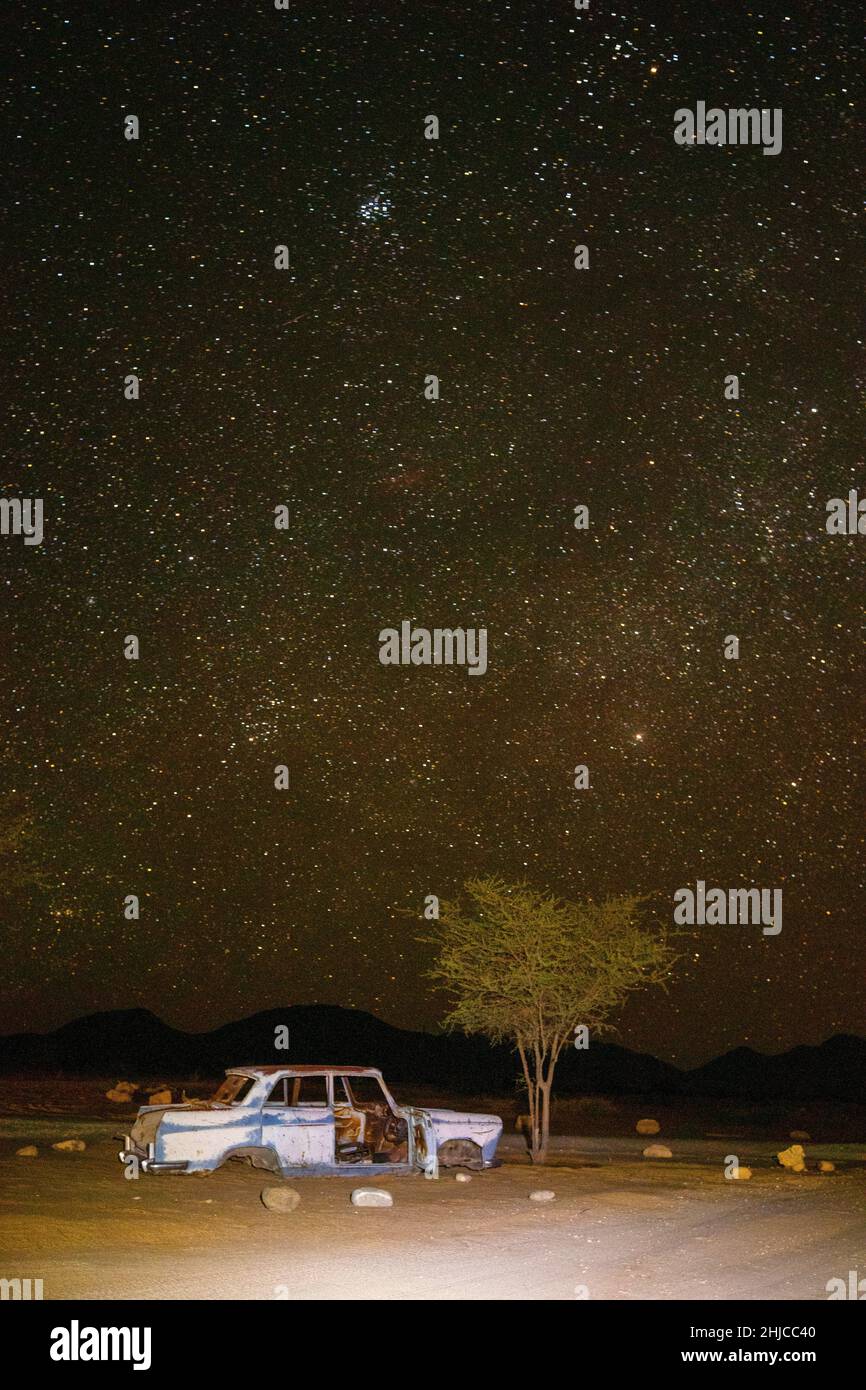 Starry night over Solitaire, Namibia Stock Photo - Alamy